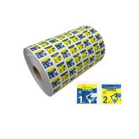 China Wet Aluminum Film Roll for Glasses Cleaning Flexographic Printed Alcohol Prep Pad Paper for sale