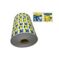 China Waterproof Printed Colorful Embossed Aluminum Foil Laminate Paper PE Coated Paper for Glasses Cleaning for sale