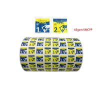 China Waterproof Printed Colorful Embossed Aluminum Foil Laminate Paper PE Coated Paper for Glasses Cleaning for sale