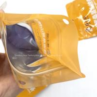 China Custom Printed Zipper Top Stand Up Pouch for Air and Water Proof Eco Friendly Snacks for sale