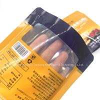 China Custom Printed Zipper Top Stand Up Pouch for Air and Water Proof Eco Friendly Snacks for sale
