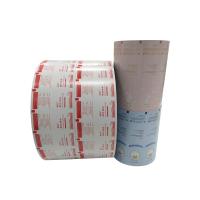 China Wood Pulp Waterproof Aluminum Foil Film Rolls for Alcohol Prep Pad Packaging for sale