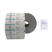 China Waterproof Custom Printed 73GSM Small Alcohol Prep Pad Film Roll for Pulping Market for sale