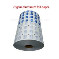 China 40 Micron Aluminum Foil Packaging Film Roll for Bzk Wipes Flexographic Printing for sale