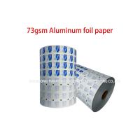 China 40 Micron Aluminum Foil Packaging Film Roll for Bzk Wipes Flexographic Printing for sale