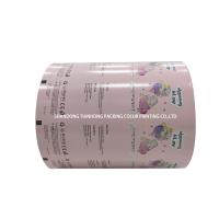 China Flexography Logo Printing CPP OPP Aluminum Foil Roll Film for PE LWC Paper Structure for sale