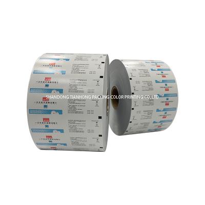 China Automatic Packaging Machine Material Flexography Printed Aluminum Foil Roll Film for sale