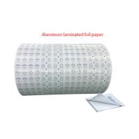 China 73G/83G/103G Width Wood Pulp Aluminum Foil Roll Film for Packaging Material 30-1100mm for sale