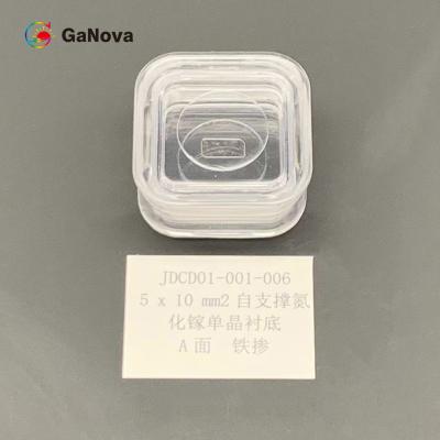 China 5*10mm2 A-Face Un-Doped SI-Type Free-Standing GaN Single Crystal Substrate Resistivity > 10⁶ Ω·Cm RF Devices Wafer for sale