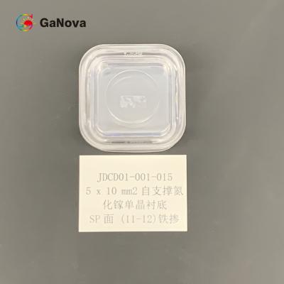 China 5*10mm2 SP-Face (11-12) Un-Doped SI-Type Free-Standing GaN Single Crystal Substrate Resistivity > 10⁶Ω·Cm RF Device for sale