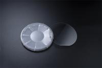 China 100mm 4 Inch Blue LED GaN Epitaxial Wafer On Sapphire SSP Thickness 5um - 6um for sale