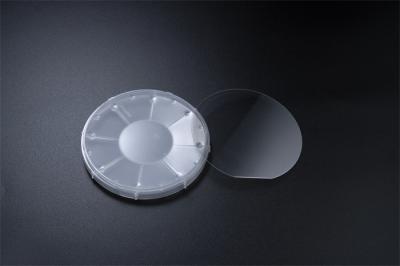 China 100mm 4 Inch Blue LED GaN Epitaxial Wafer On Sapphire SSP Thickness 5um - 6um for sale