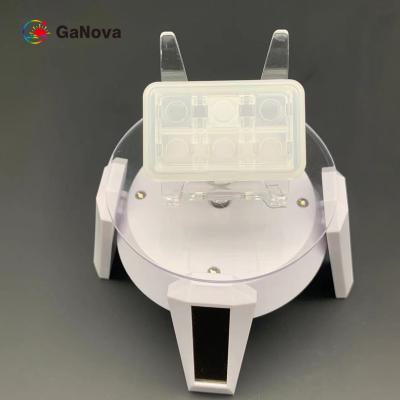 China 10*10.5mm2 GaN Single Crystal Substrate C Plane (0001) Off Angle Toward M-Axis 0.35 ±0.15° for sale
