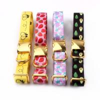 China Hardware Print Fray Proof Adjustable Nylon Dog Collar/dog leash/dog harness for sale