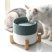 China Unique Colorful 15.5*7cm Cat Ceramic Bowl Pet Food Feeder for sale