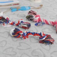 China Bite Resistant 30cm Cotton Dog Rope Toys for sale