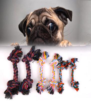 China Bite Resistant 30cm Cotton Dog Rope Toys for sale