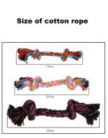 China Bite Resistant 30cm Cotton Dog Rope Toys for sale