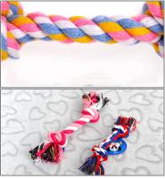 China Bite Resistant 30cm Cotton Dog Rope Toys for sale