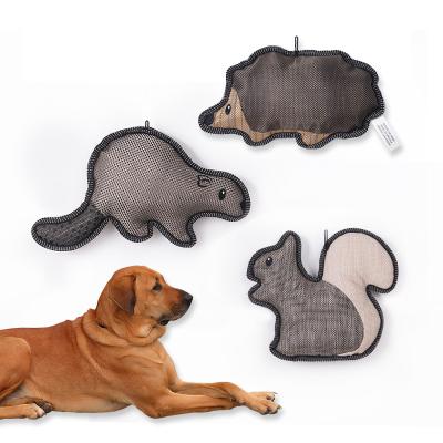 China Chew Proof Tesling Squirrel Pet Plush Toy for sale