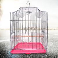 China 33x31x44cm Foldable Stainless Steel Bird Cage for sale