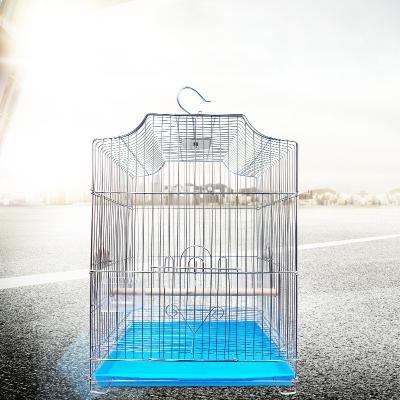 China 33x31x44cm Foldable Stainless Steel Bird Cage for sale