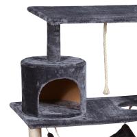China Dark Grey Detachable Sisal Cat Scratching trees toys for sale