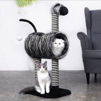 China Sustainable Cute Zebra ODM Cat Scratcher Tree for sale