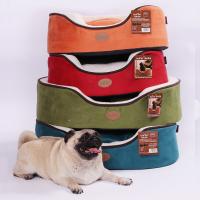 China Plush Suede 50*45*20cm Plush Pet Beds for sale