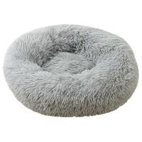 China Donut Round Plush Dog Bed for sale