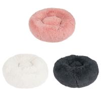 China Donut Round Plush Dog Bed for sale