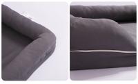 China Polyster Washable 61*47*15cm Memory Foam Dog Sofa Plush Pet beds/pet bed for sale