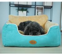 China Suede 38*45*18cm Plush Pet Beds/safety pet bed/pet products for sale