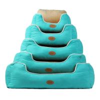 China Suede 38*45*18cm Plush Pet Beds/safety pet bed/pet products for sale