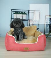 China Suede 38*45*18cm Plush Pet Beds/safety pet bed/pet products for sale