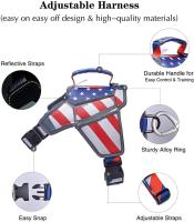 China Padded L Mesh Nylon Reflective Pet Harness for sale