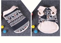China 35cm Sleeveless Soft Plush Dog Christmas Coat for sale