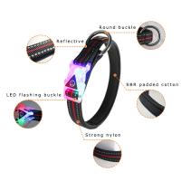 China LED Nylon Flashing Reflective Nylon Dog Collar/pet products for sale