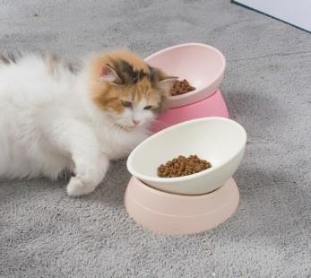 China High Quality  Anti Slip 16*7cm Adjustable Pet Bowl for sale