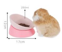 China High Quality  Anti Slip 16*7cm Adjustable Pet Bowl for sale