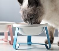 China Round Anti Slip 15.5*7cm Pet Food Feeder for sale