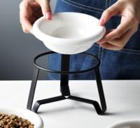 China Round Anti Slip 15.5*7cm Pet Food Feeder for sale