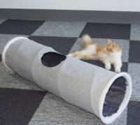 China Outdoor Foldable 2 Peepholes Cat Play Tunnel for sale