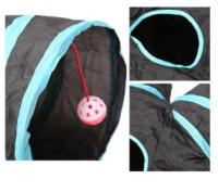 China Peephole Connectable Collapsible 5 Way Cat Tunnel for sale