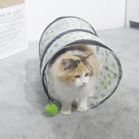 China Washable Collapsible 2 Holes Cat Play Tunnel for sale