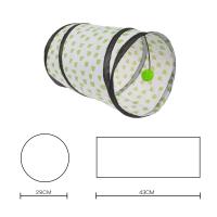 China Washable Collapsible 2 Holes Cat Play Tunnel for sale