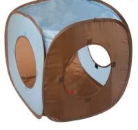 China Unique Sustainable Collapsible 3 Holes Cat Play Tunnel for sale
