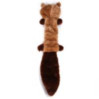 China Manufacturer no stuffing squeaky fox squirrel raccoon bea for sale