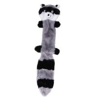 China Manufacturer no stuffing squeaky fox squirrel raccoon bea for sale