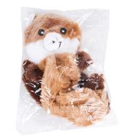China Manufacturer no stuffing squeaky fox squirrel raccoon bea for sale
